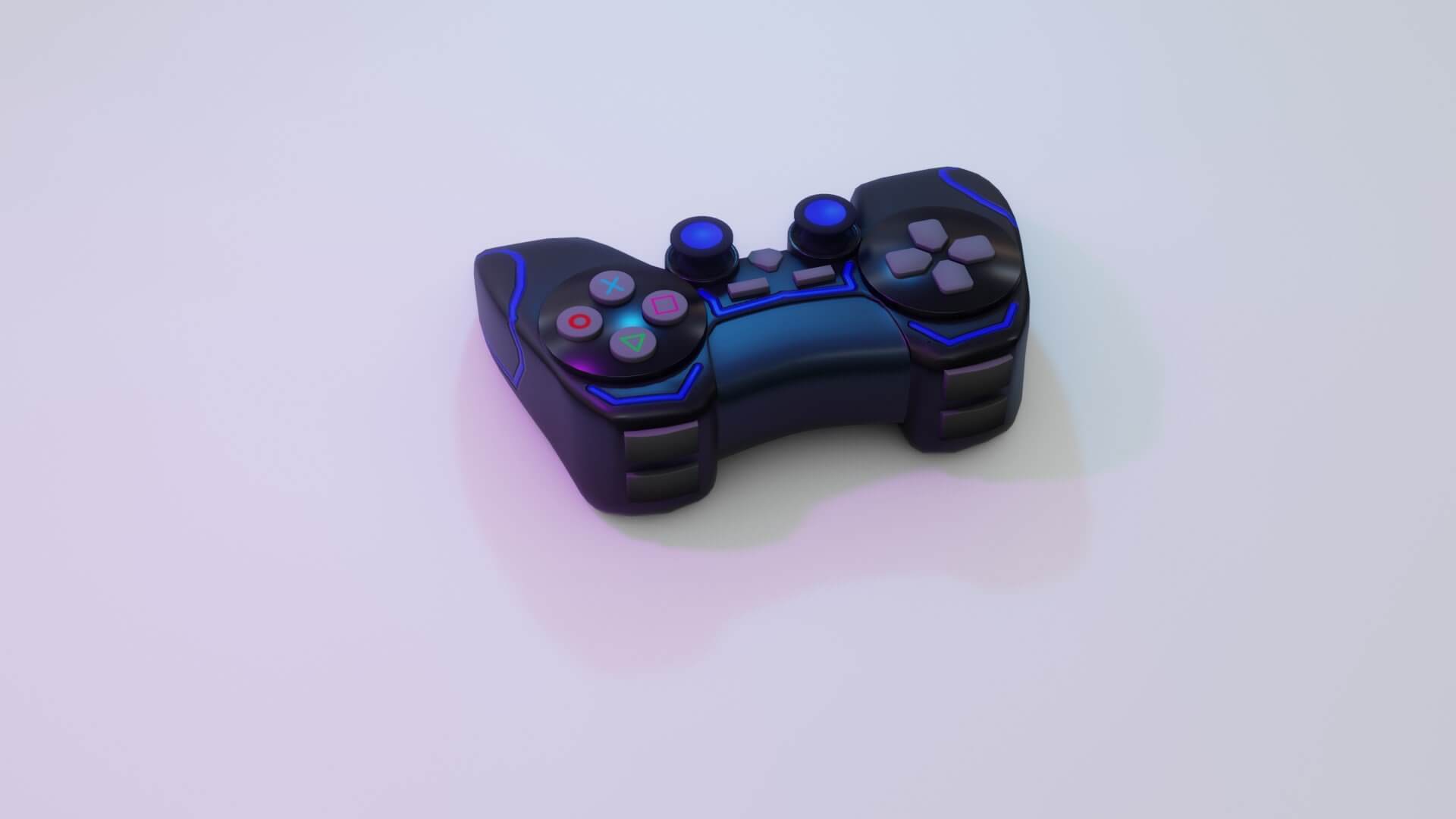 Game Joy Stick - 3D Model by sathak