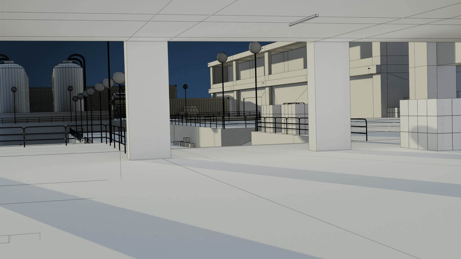 Harbor Port Low Poly - 3D Model by sathak