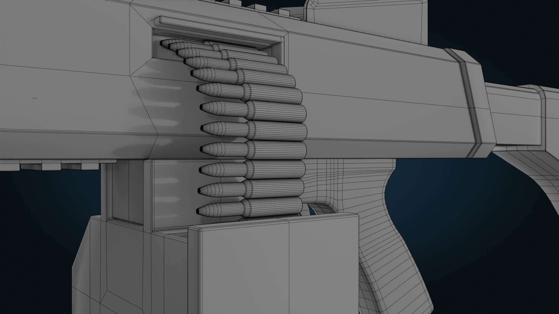 Heavy Machine Gun - 3D Model by sathak