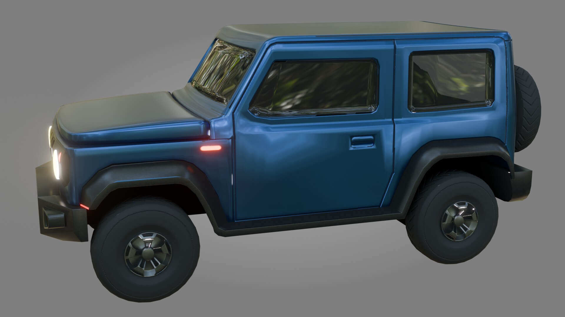 Jeep Vehicle - 3D Model by sathak