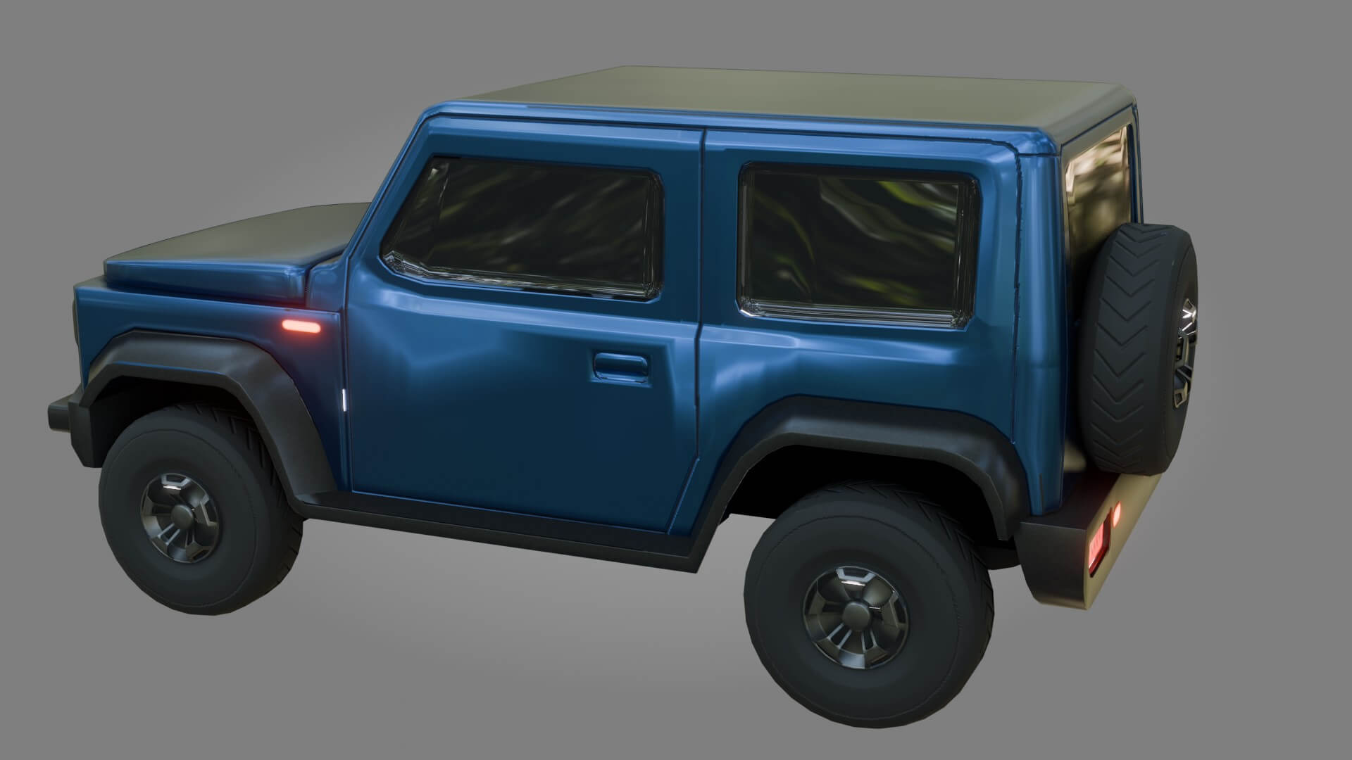 Jeep Vehicle - 3D Model by sathak