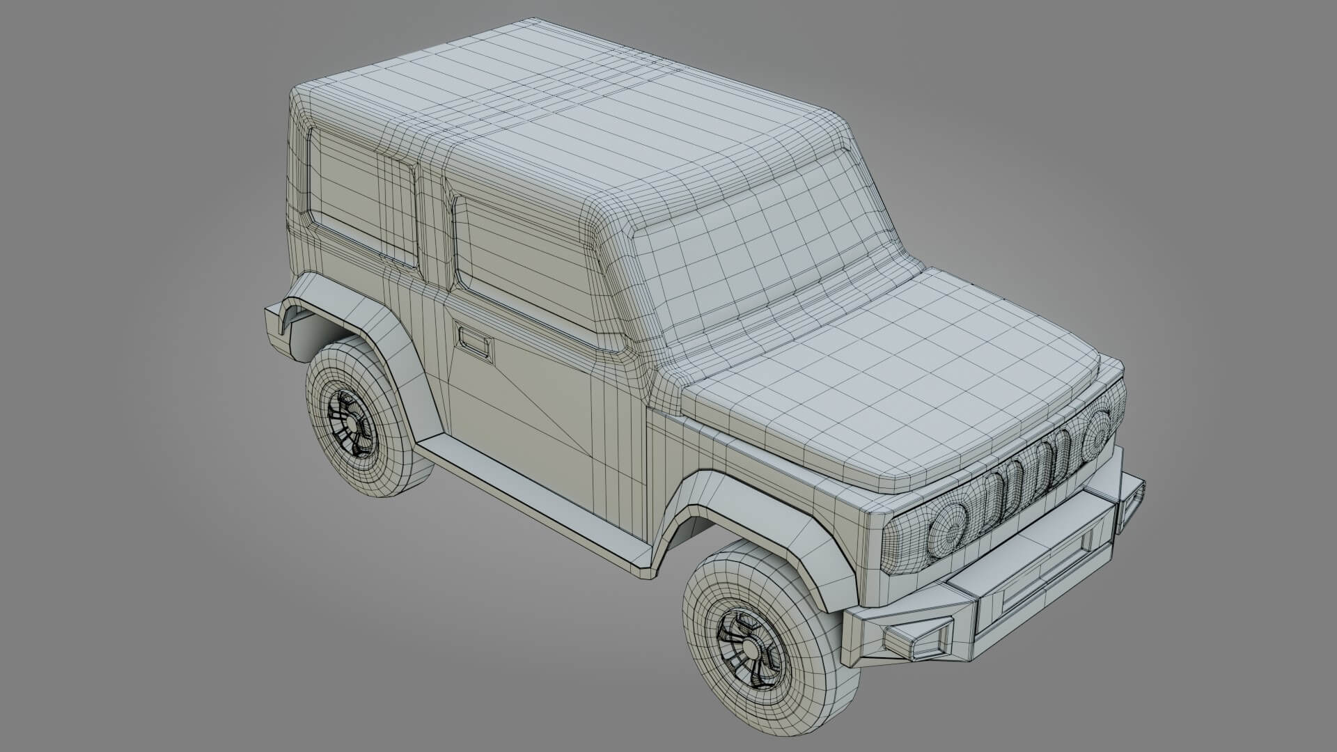 Jeep Vehicle - 3D Model by sathak