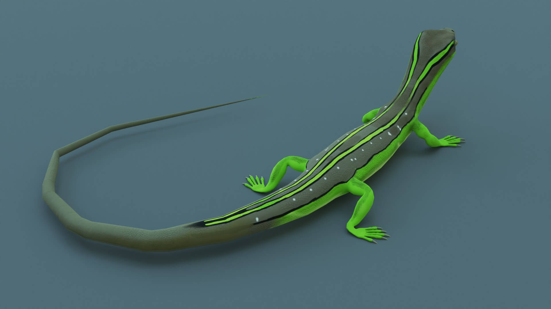Lizard - 3D Model by sathak