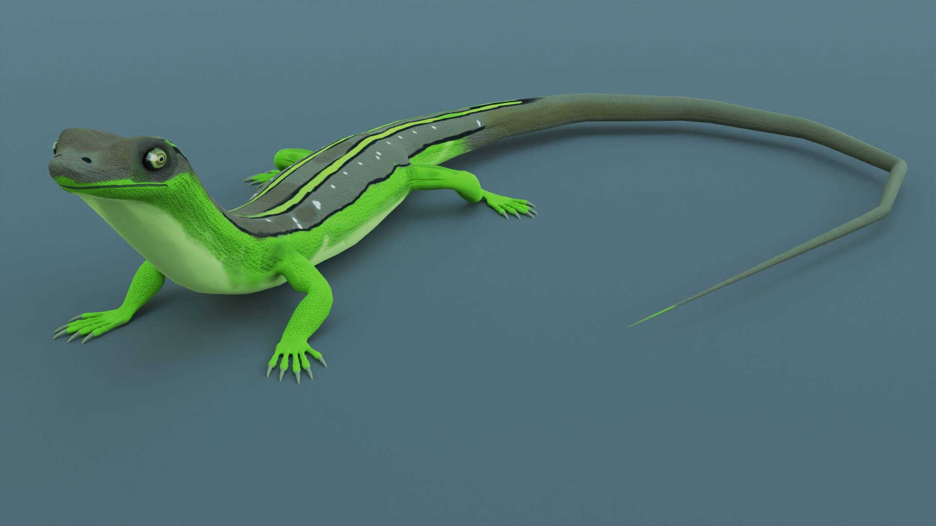 Lizard - 3D Model by sathak