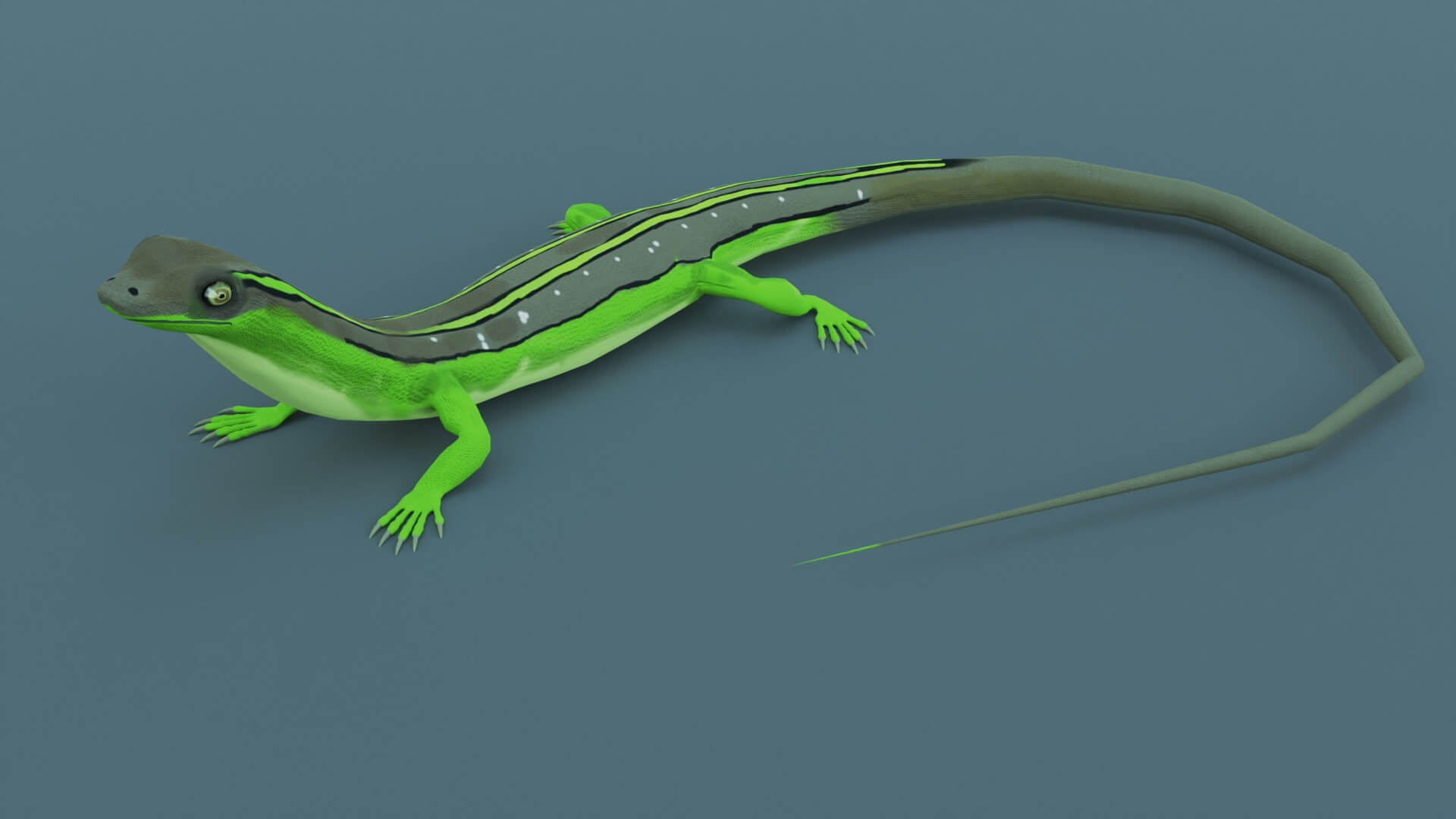 Lizard - 3D Model by sathak