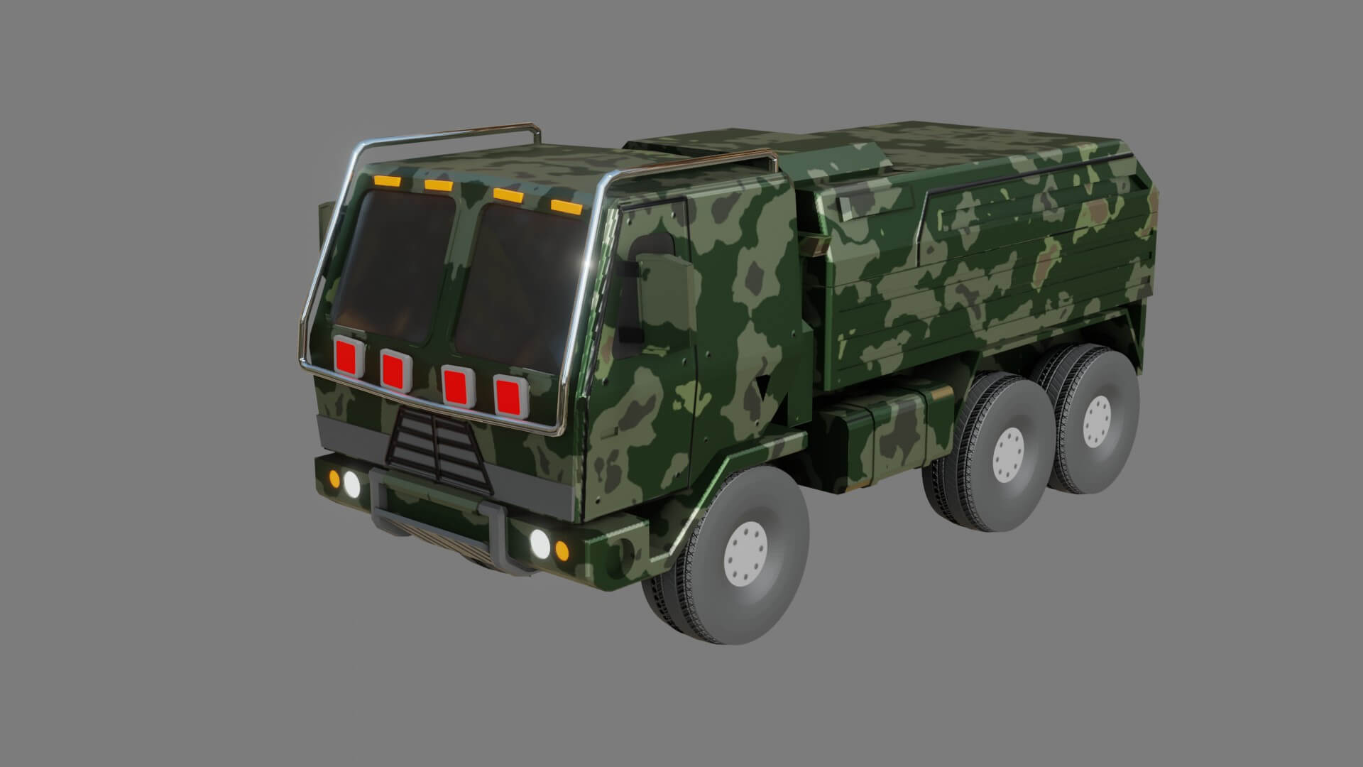 Military Vehicle - 3D Model by sathak