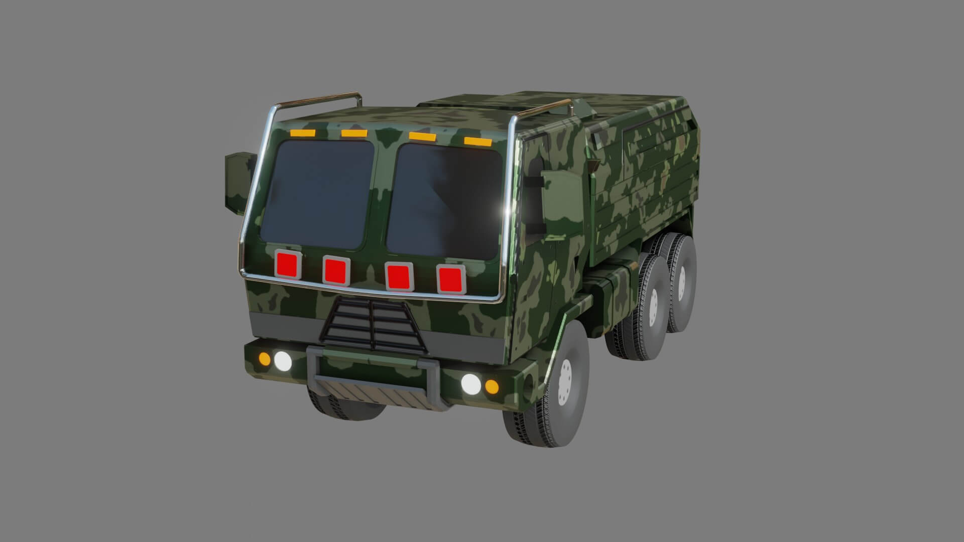 Military Vehicle - 3D Model by sathak