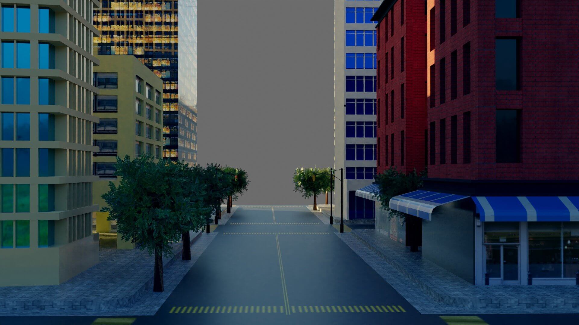 Modular City Block - 3D Model by sathak