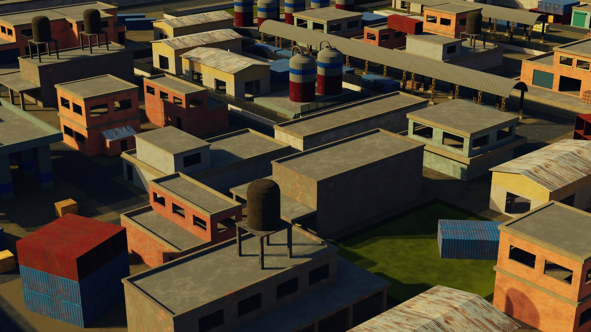 Modular FPS Game Environment and Assets - 3D Model by sathak