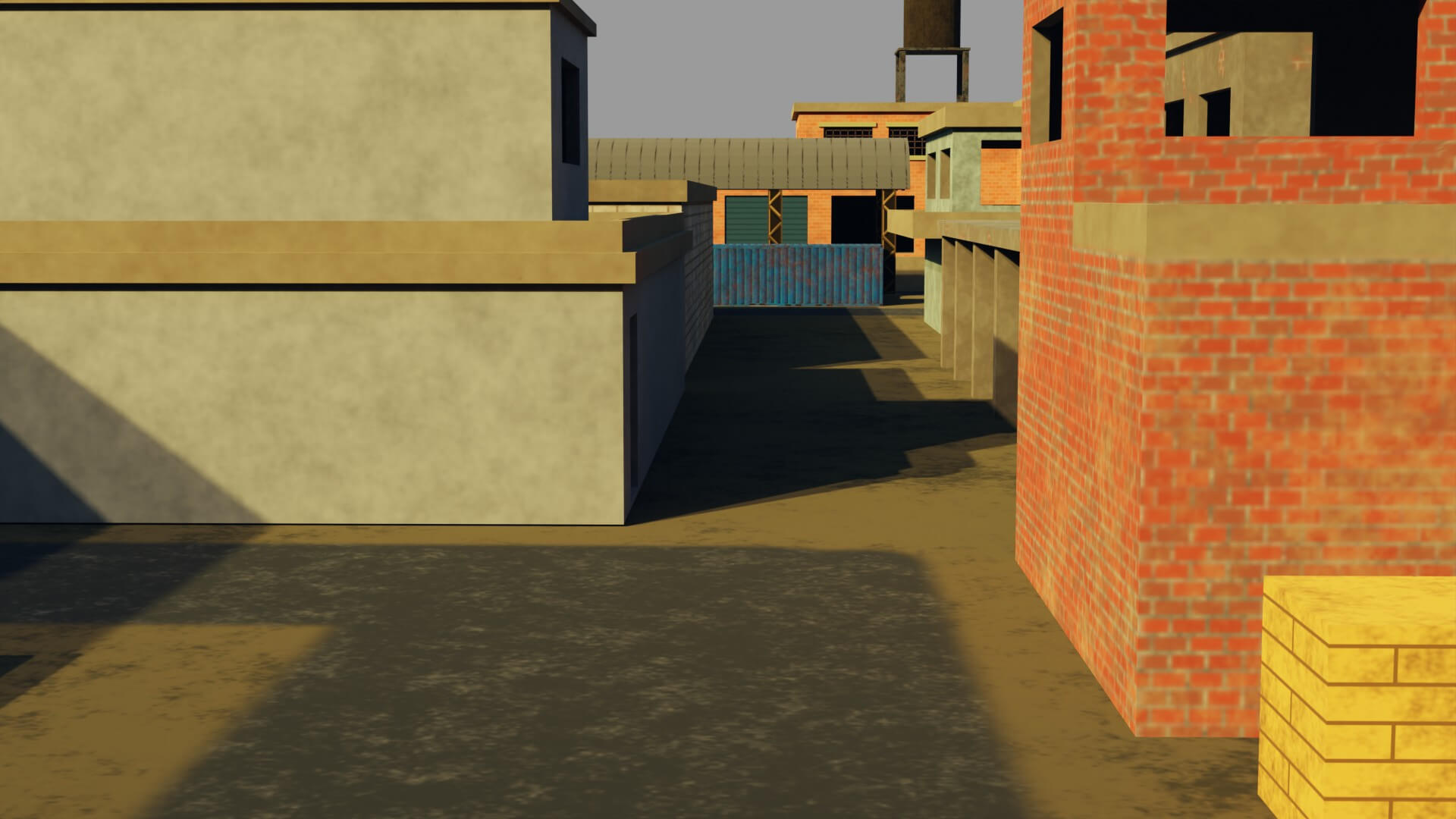 Modular FPS Game Environment and Assets - 3D Model by sathak