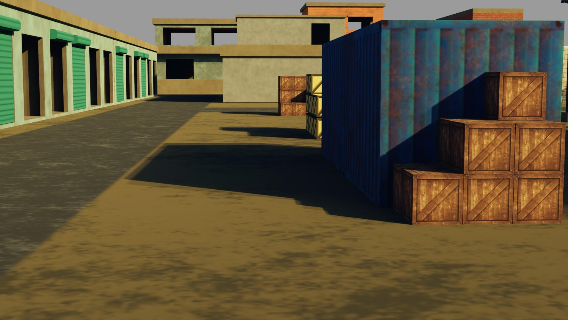 Modular FPS Game Environment and Assets - 3D Model by sathak