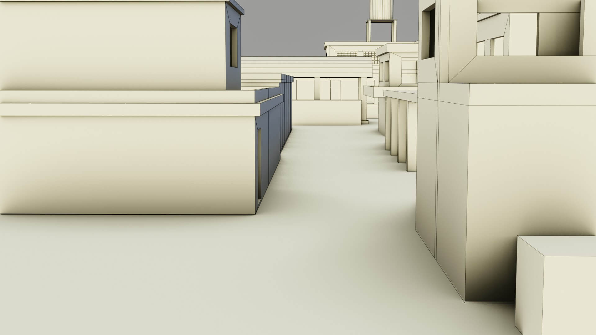 Modular FPS Game Environment and Assets - 3D Model by sathak