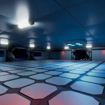 Modular Sci Fi Lab - 3D Model by sathak