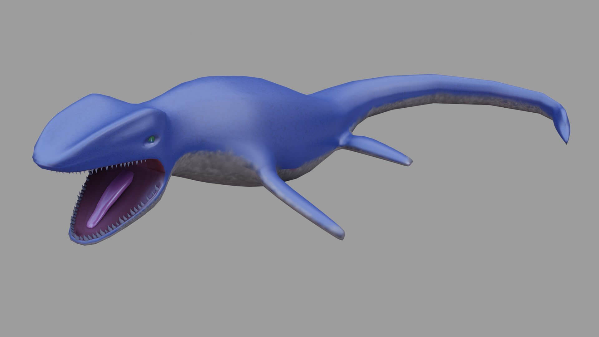 Mosasaurus - 3D Model by sathak