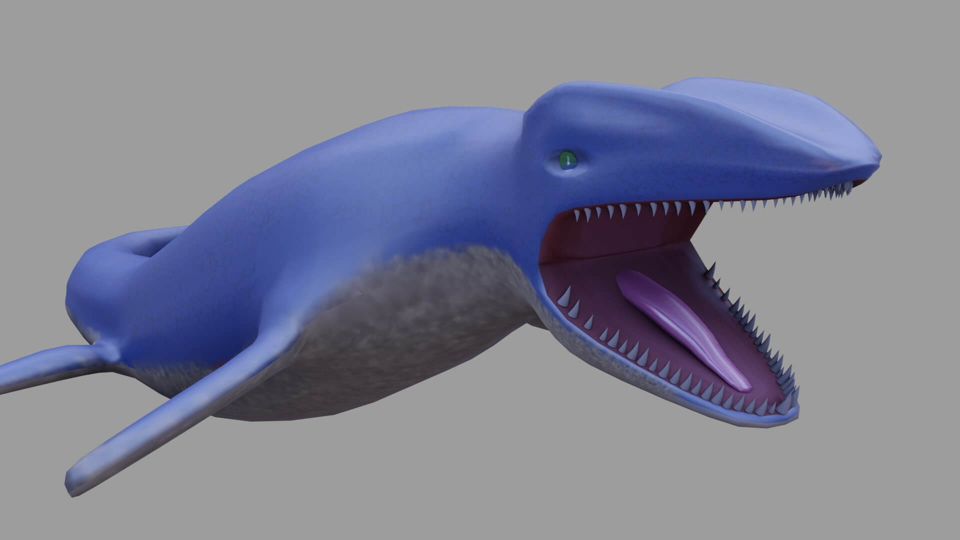 Mosasaurus - 3D Model by sathak