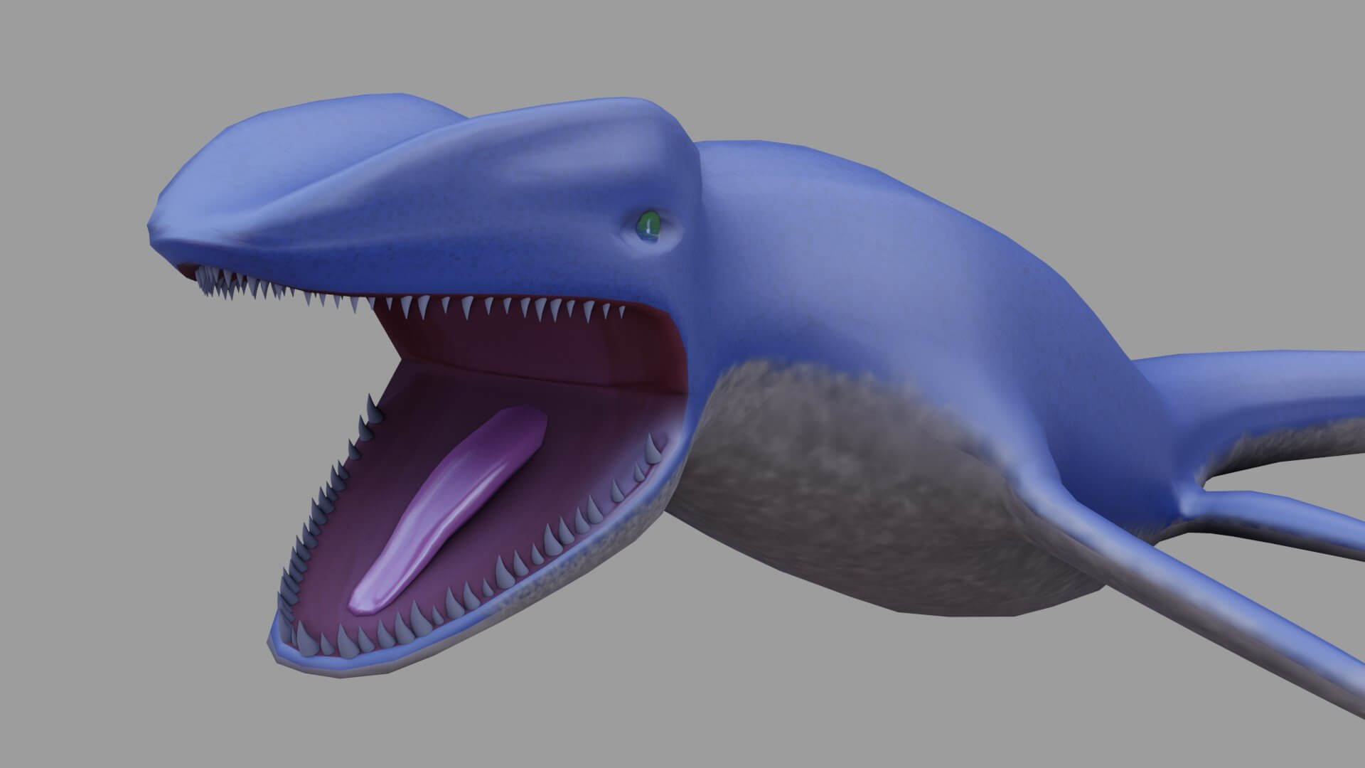 Mosasaurus - 3D Model by sathak