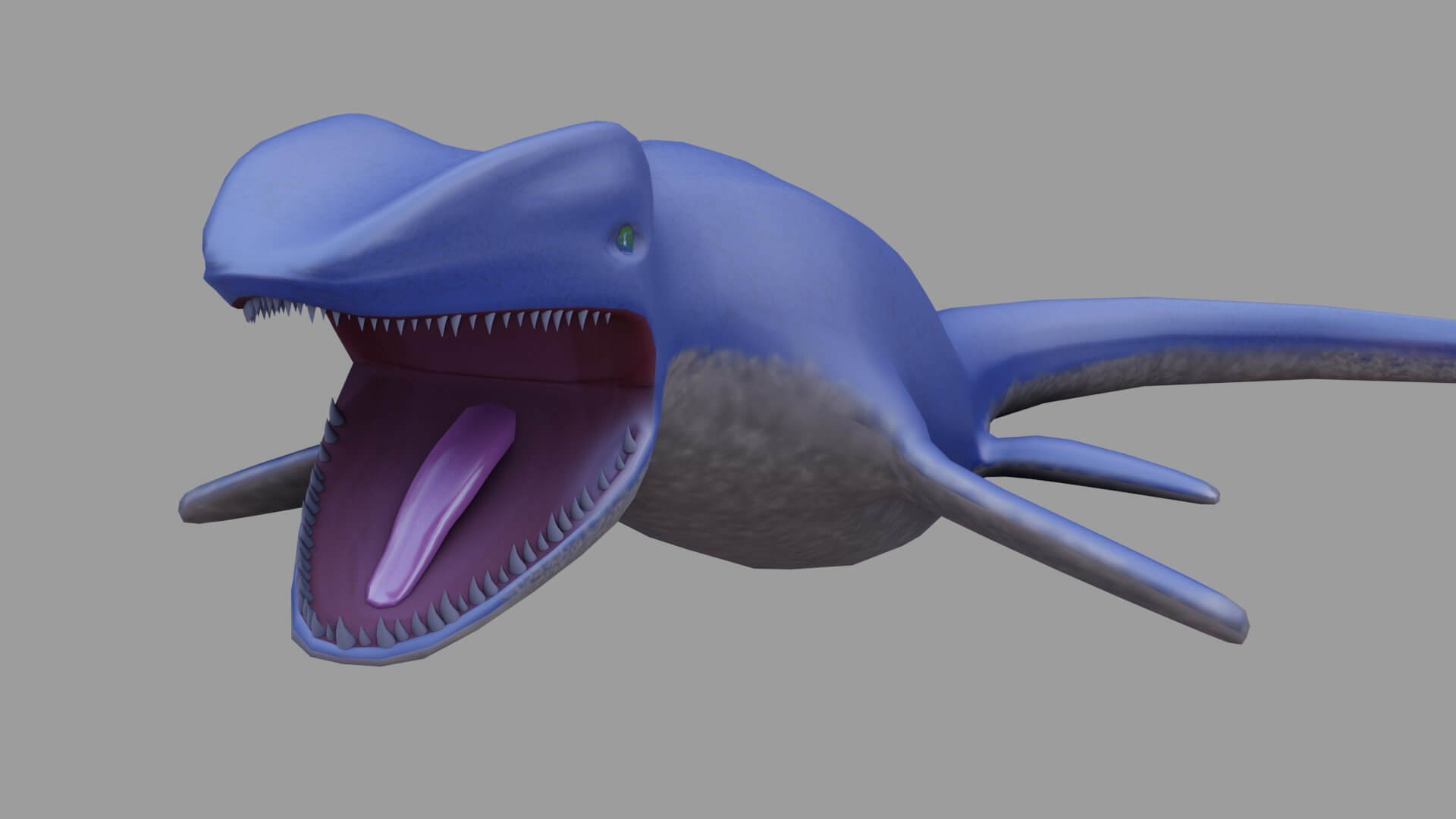 Mosasaurus - 3D Model by sathak