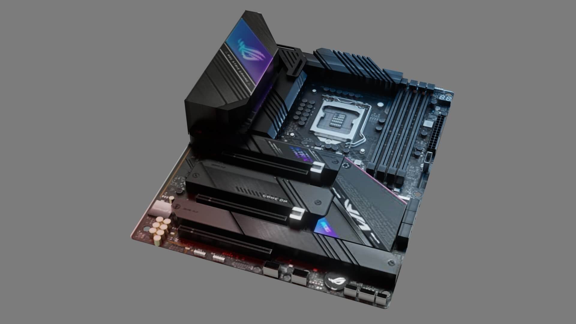 Motherboard - 3D Model by sathak