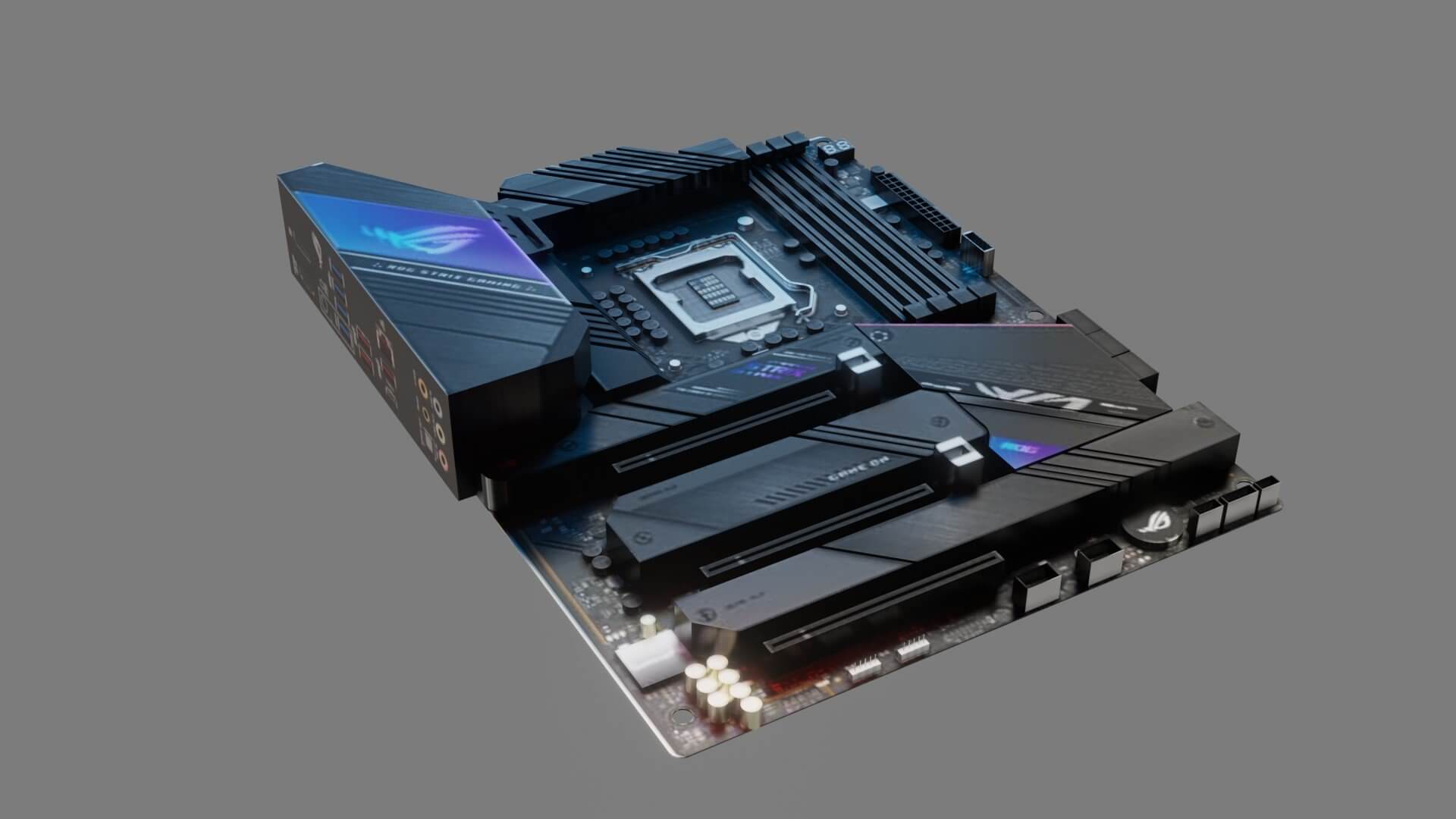 Motherboard - 3D Model by sathak