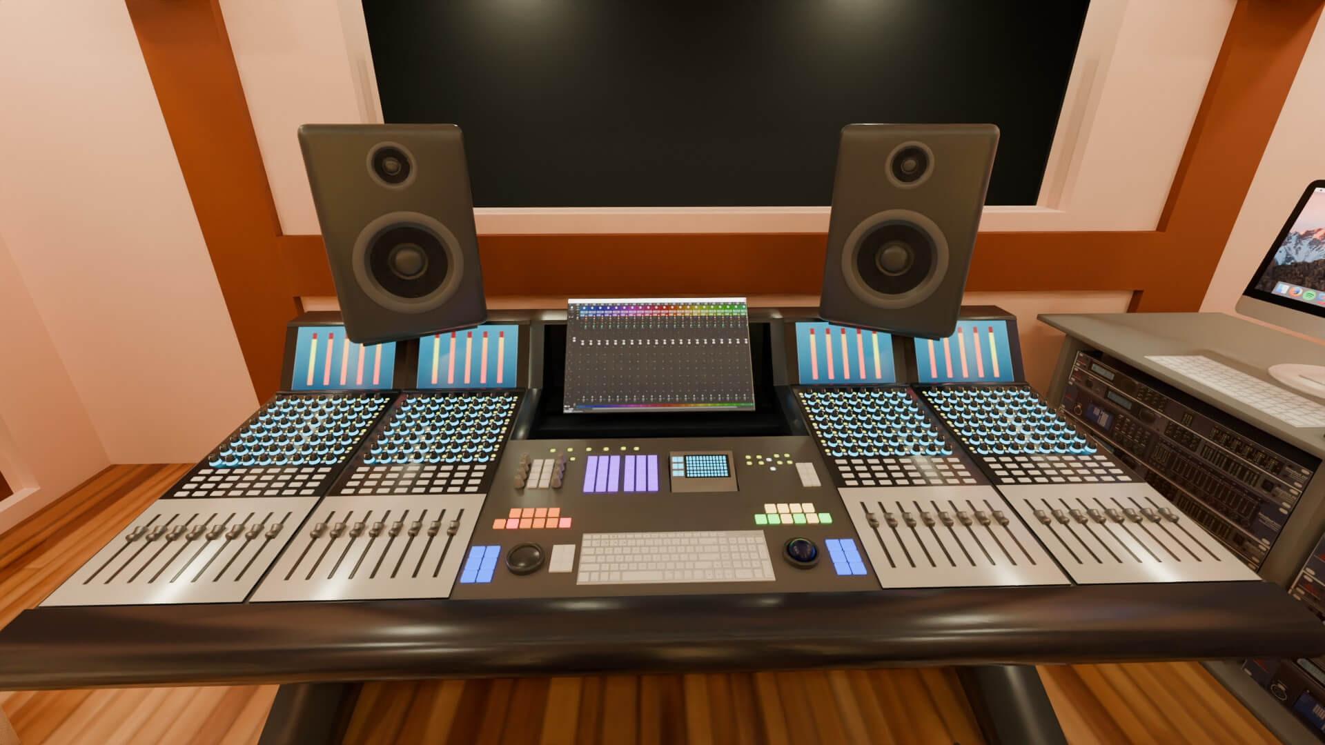 Recording Studio - 3D Model by sathak