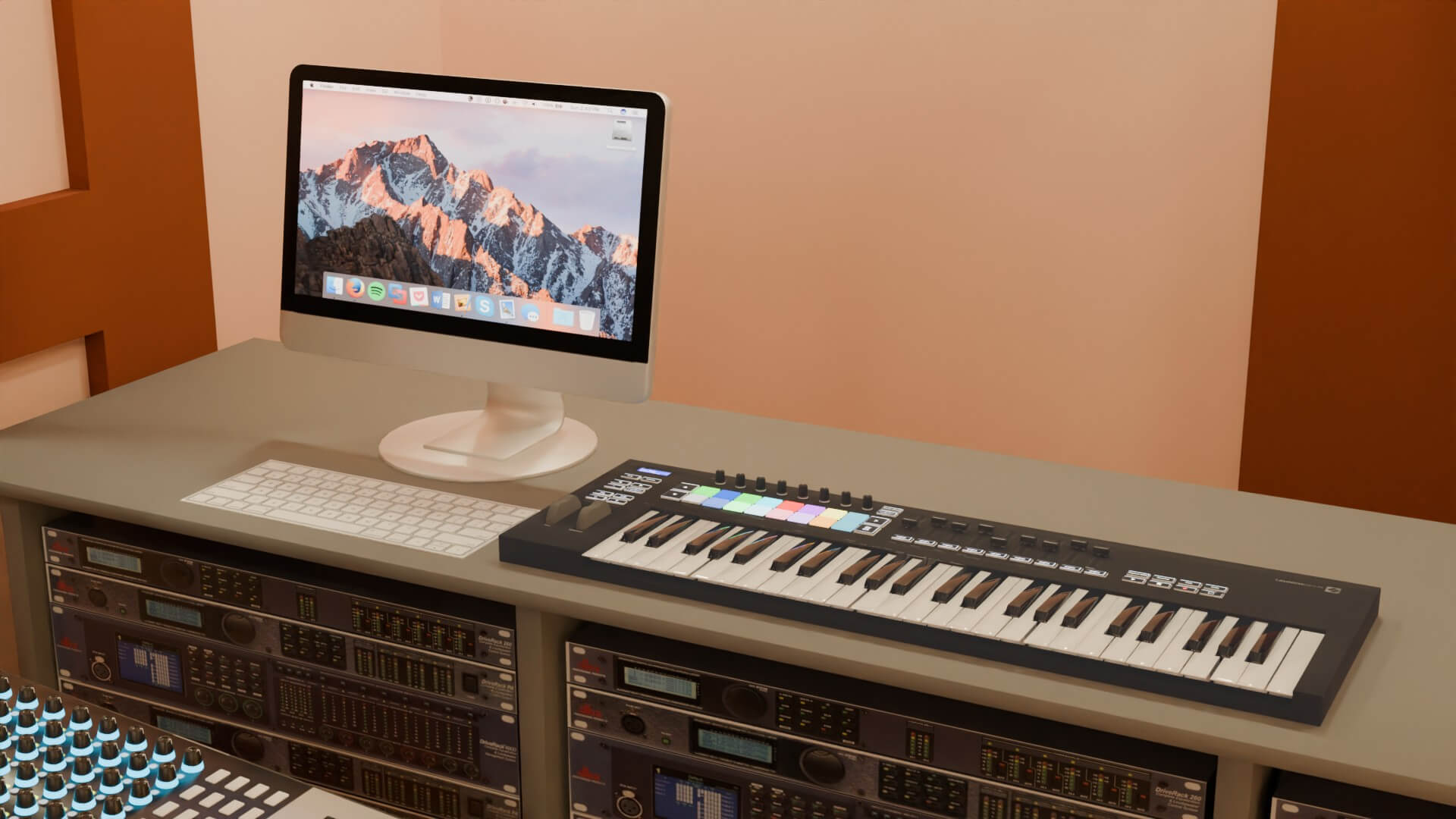 Recording Studio - 3D Model by sathak