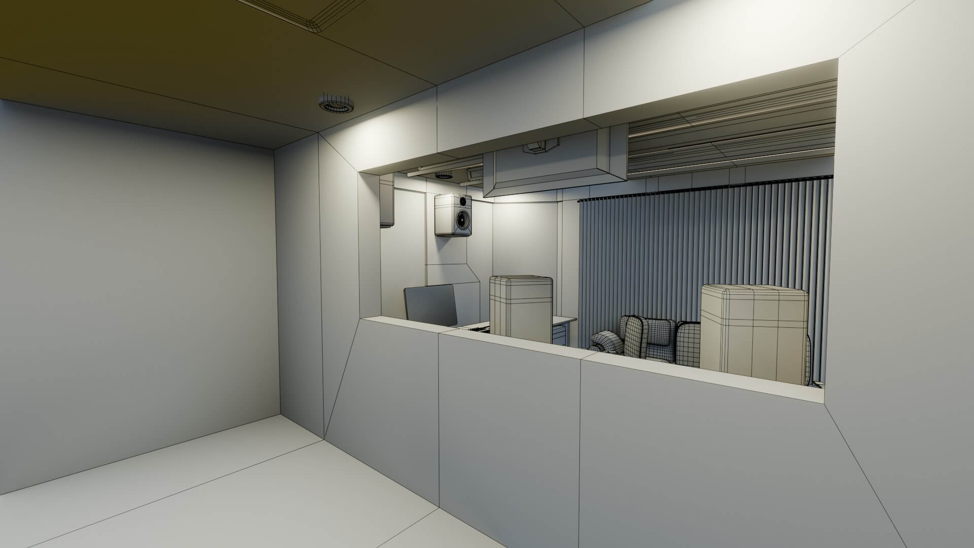 Recording Studio - 3D Model by sathak