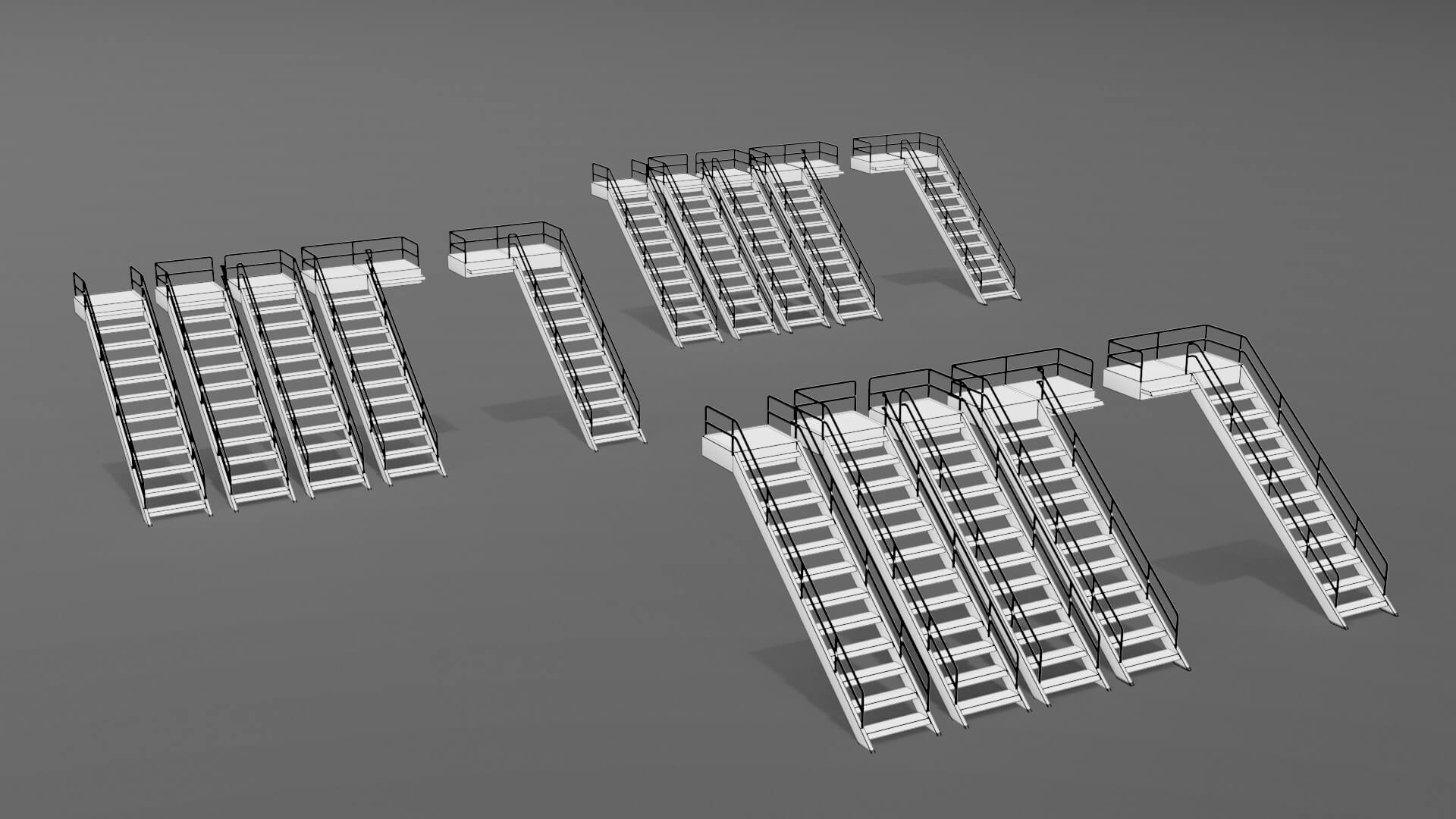 Refinery Industrial Props - 3D Model by sathak
