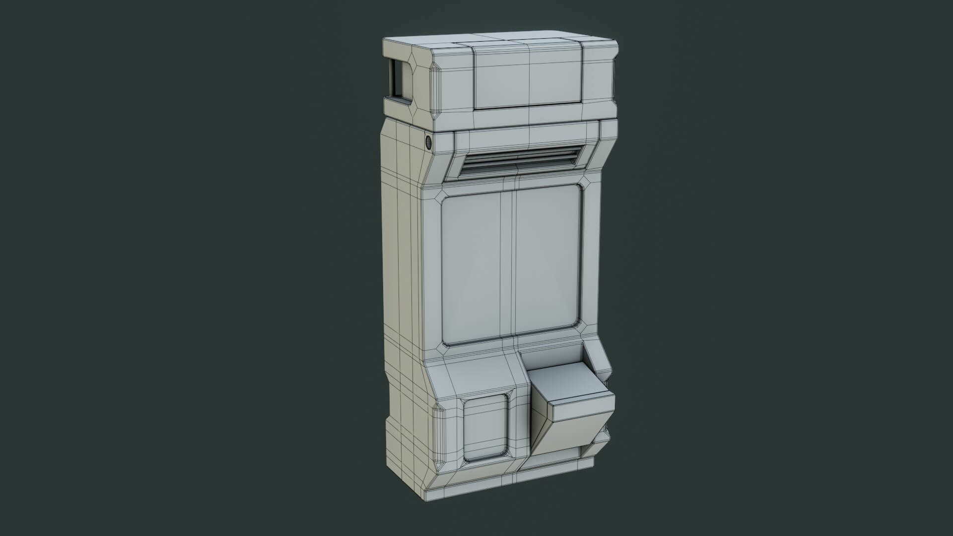 Sci-Fi Computer 3D Model by sathak