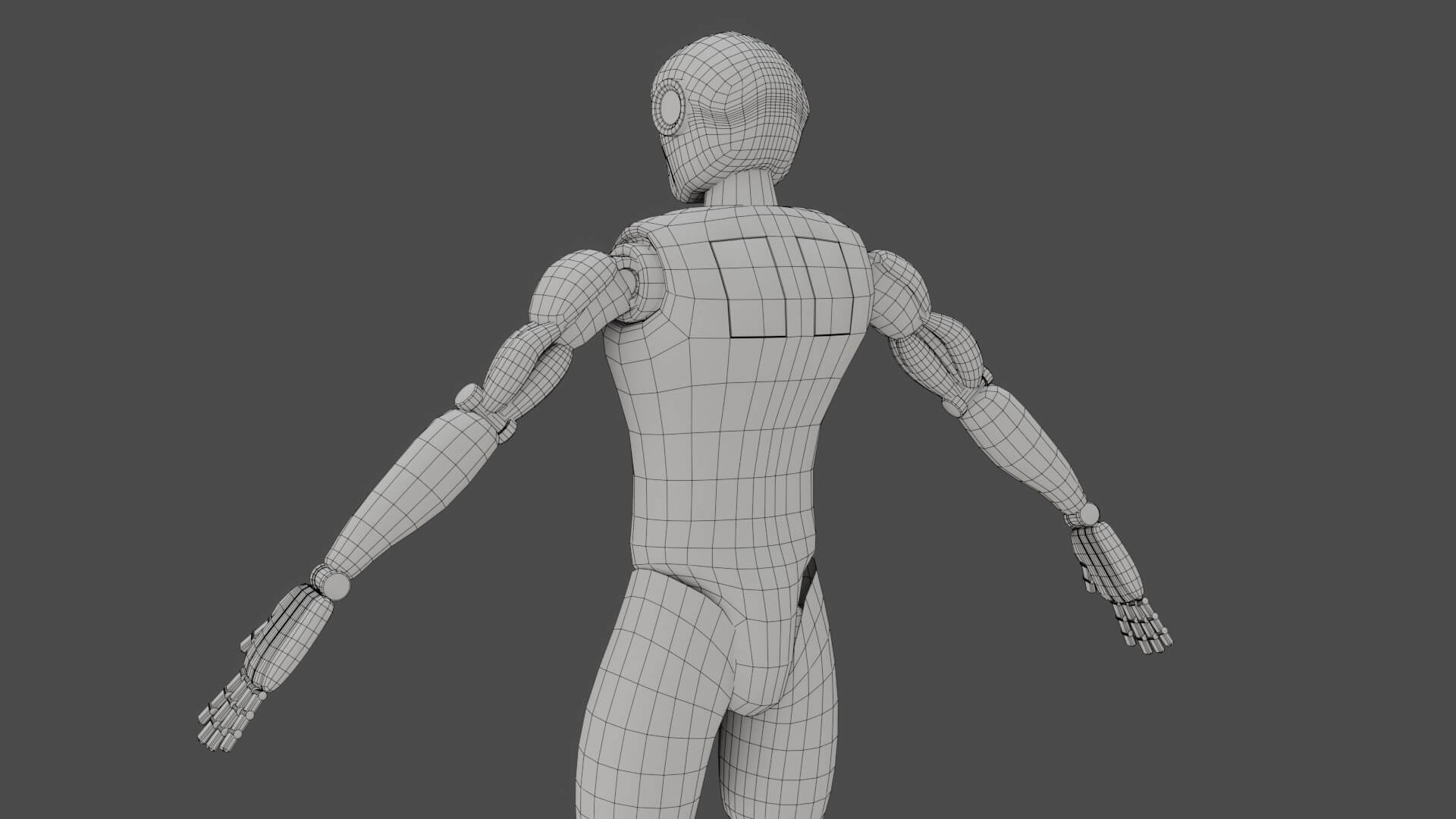 Sci-Fi Cyborg 3D Model by sathak