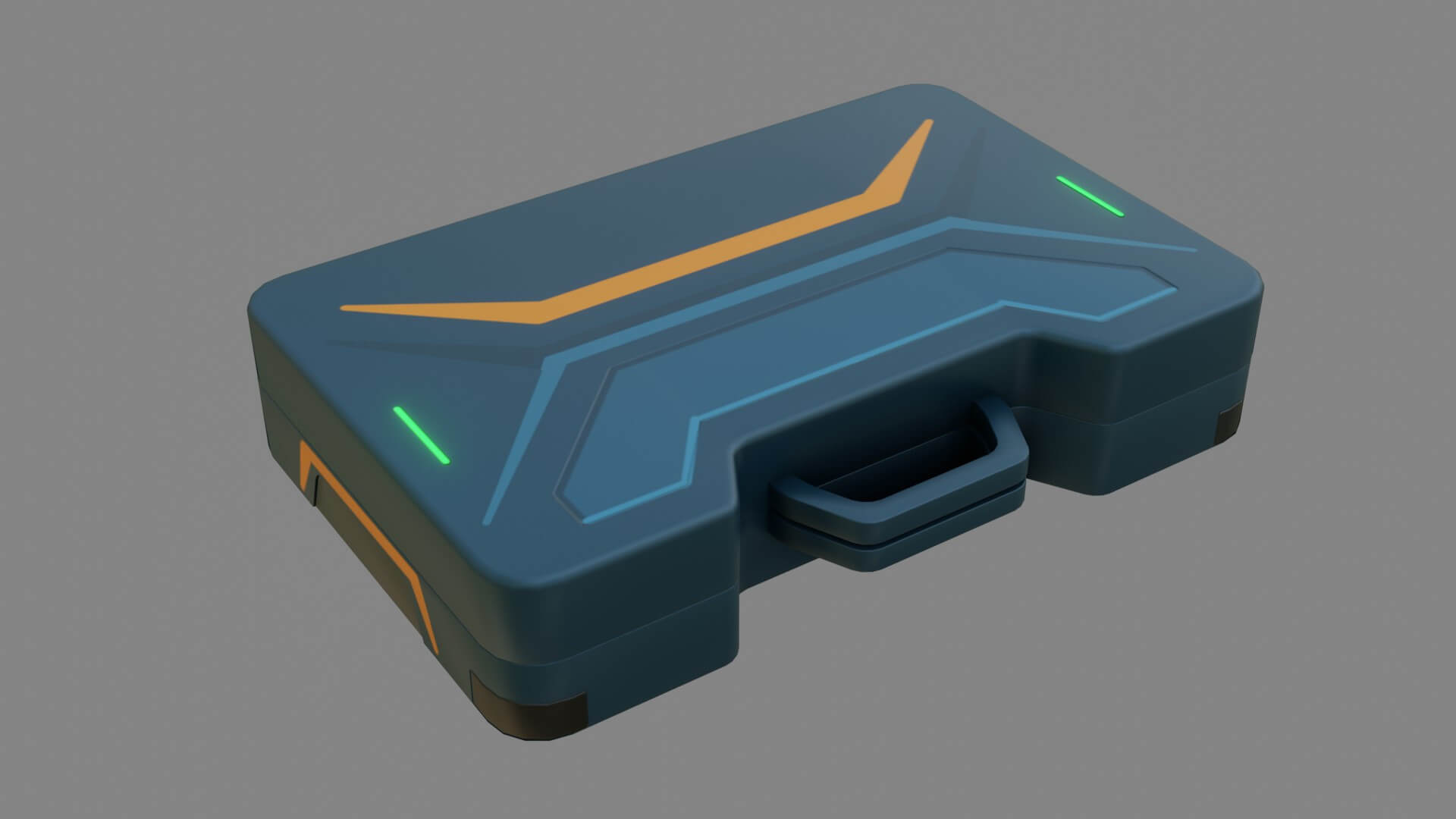 Sci-Fi Laptop 3D Model by sathak