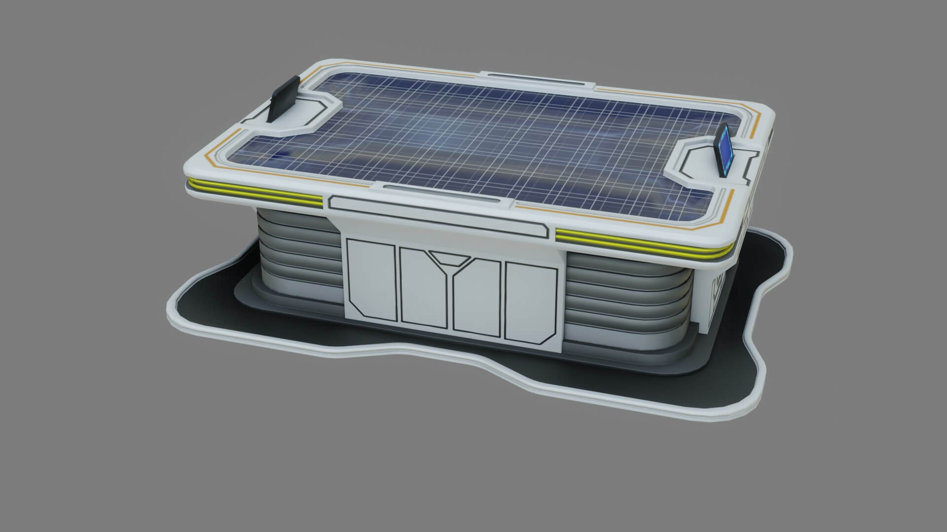 Sci-fi Work Bench 3D Model by sathak