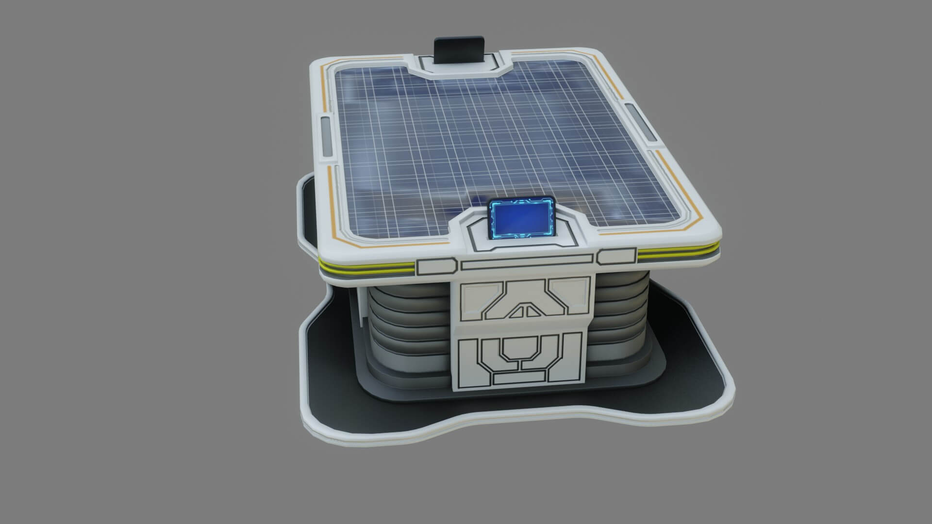 Sci-fi Work Bench 3D Model by sathak