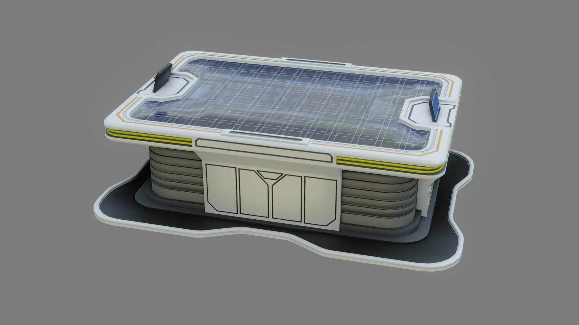 Sci-fi Work Bench 3D Model by sathak