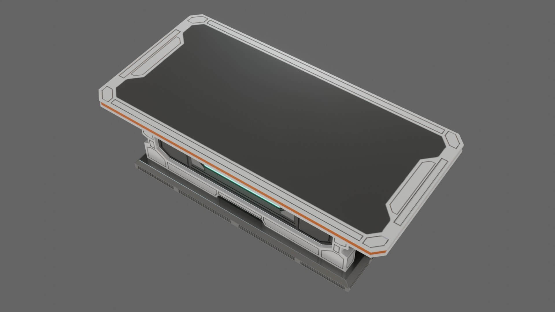 Sci-Fi Work Bench 3D Model by sathak