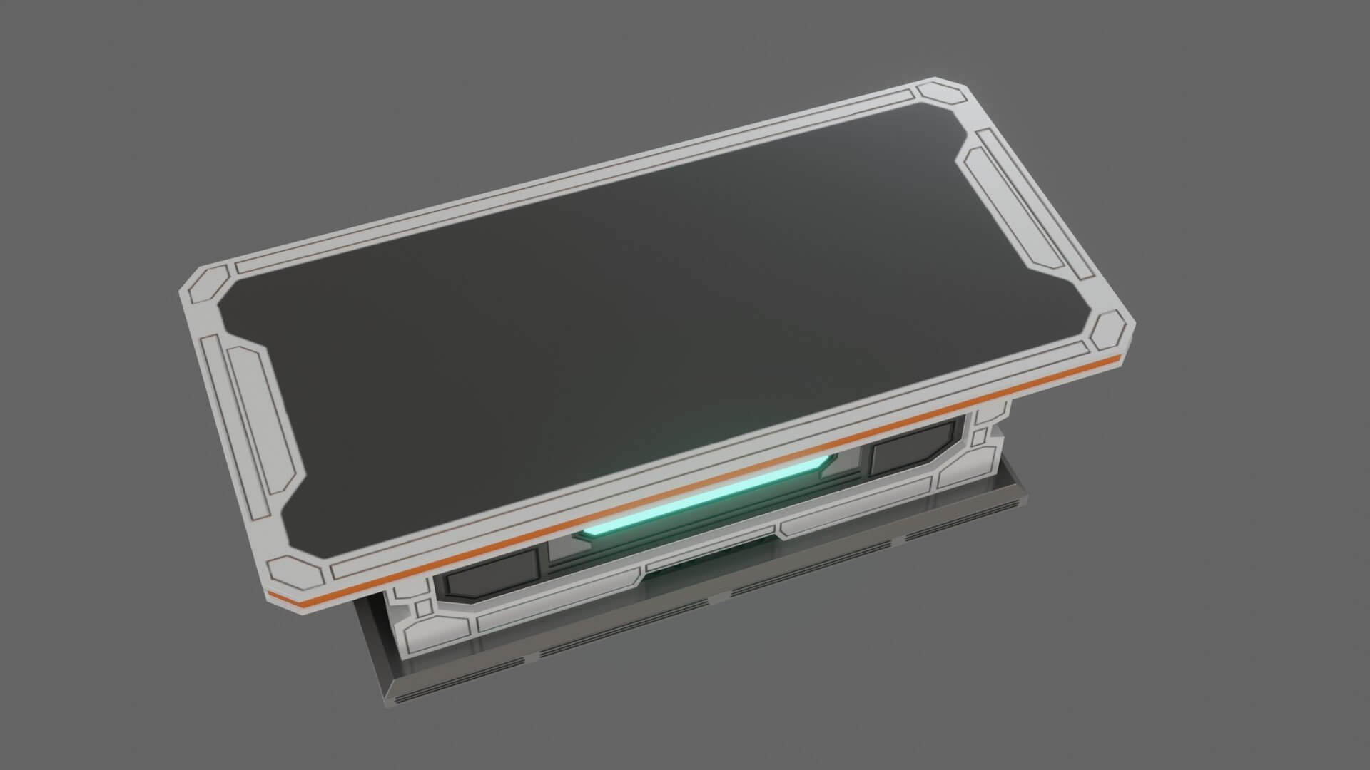 Sci-Fi Work Bench 3D Model by sathak