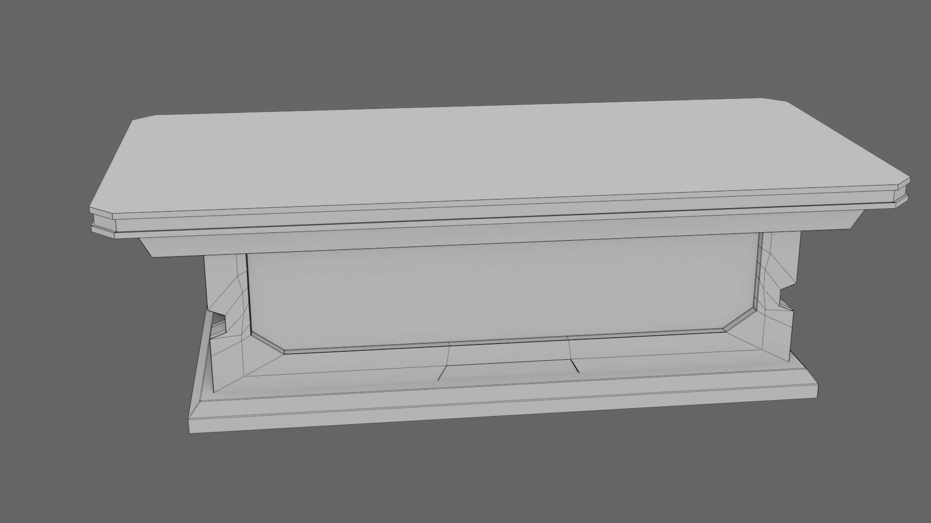 Sci-Fi Work Bench 3D Model by sathak