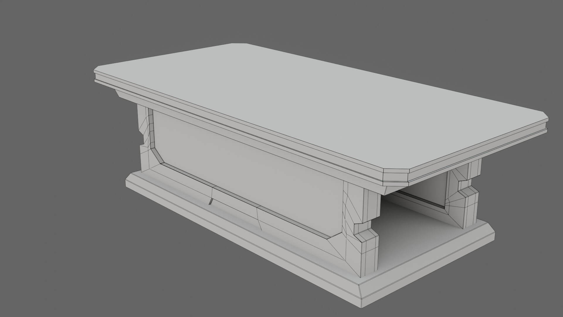 Sci-Fi Work Bench 3D Model by sathak