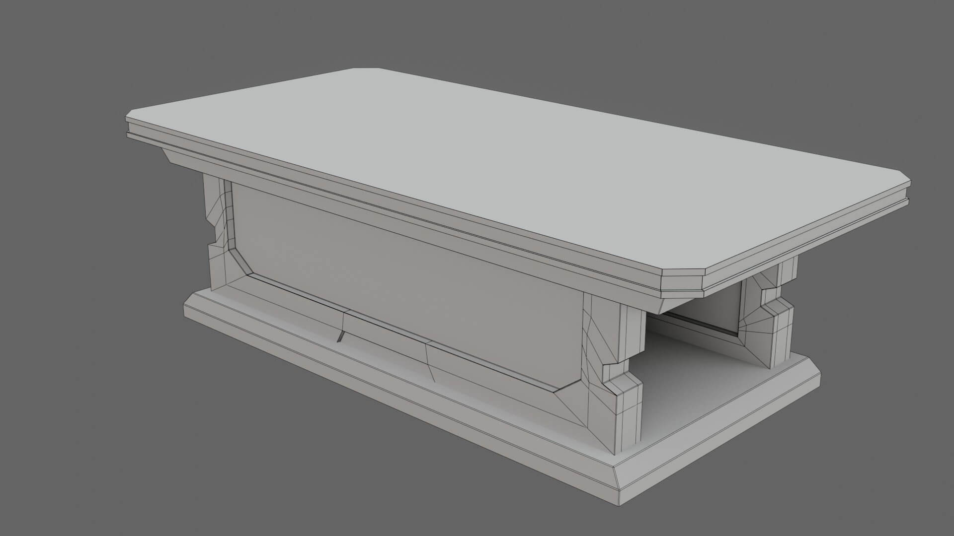Sci-Fi Work Bench 3D Model by sathak