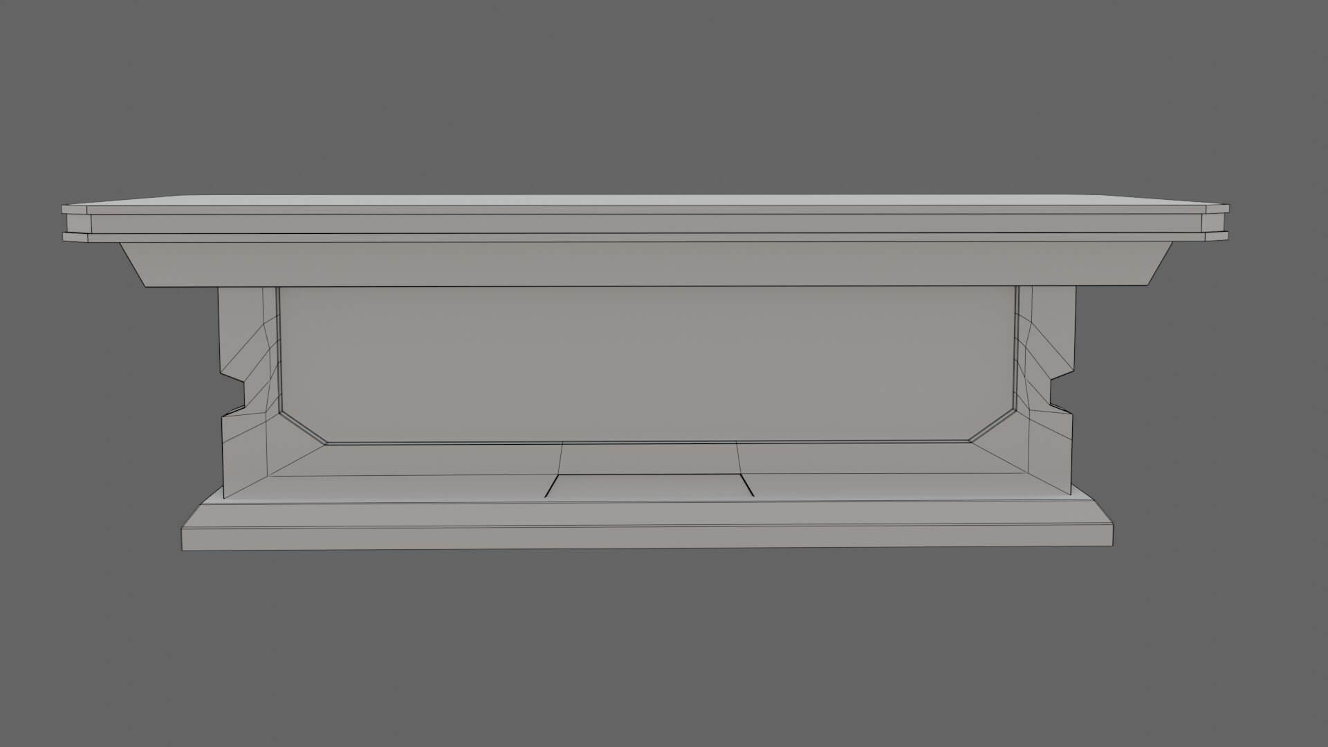 Sci-Fi Work Bench 3D Model by sathak