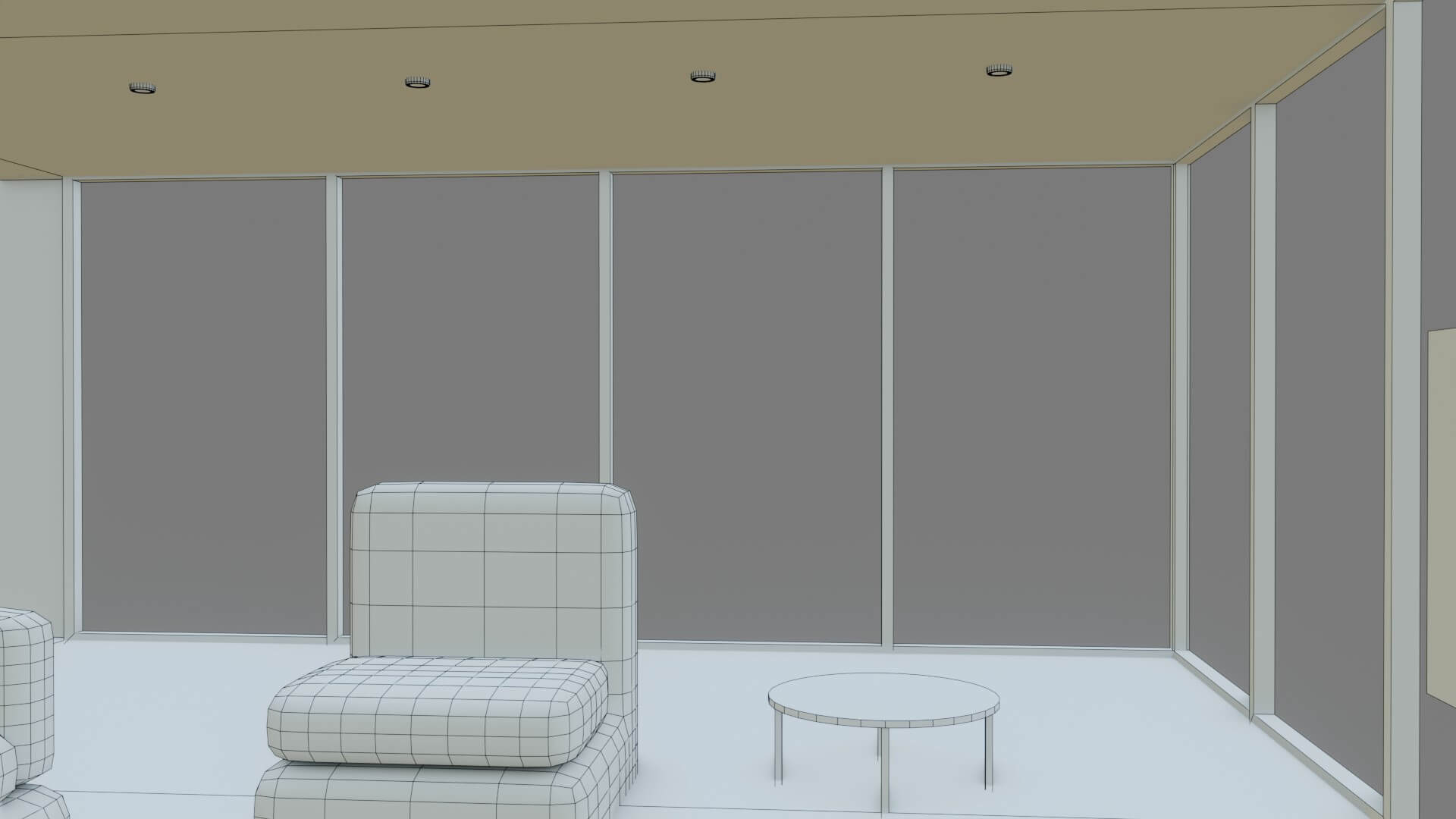 Simple Interior - 3D Model by sathak