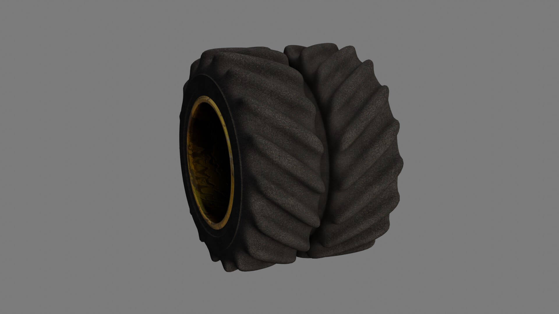 Tractor Tire - 3D Model by sathak