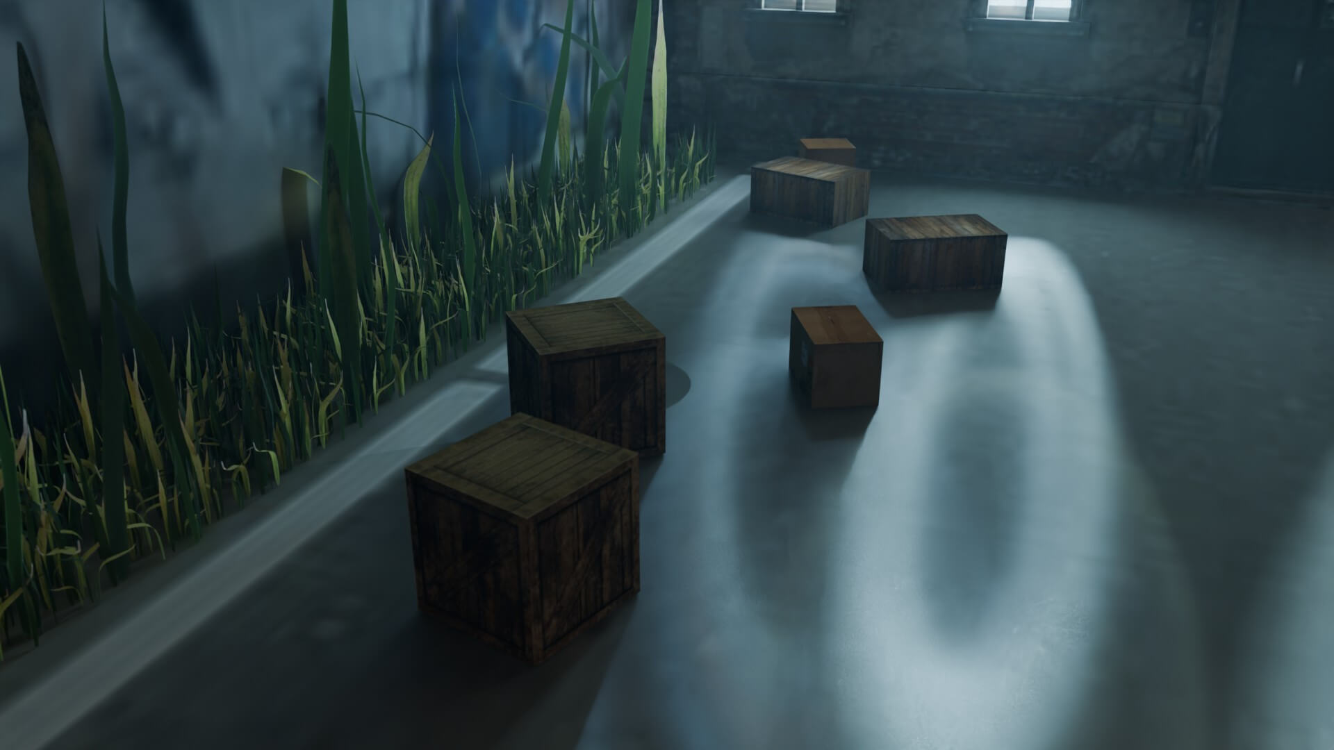 Urban Alley - Low Poly 3D Model by sathak