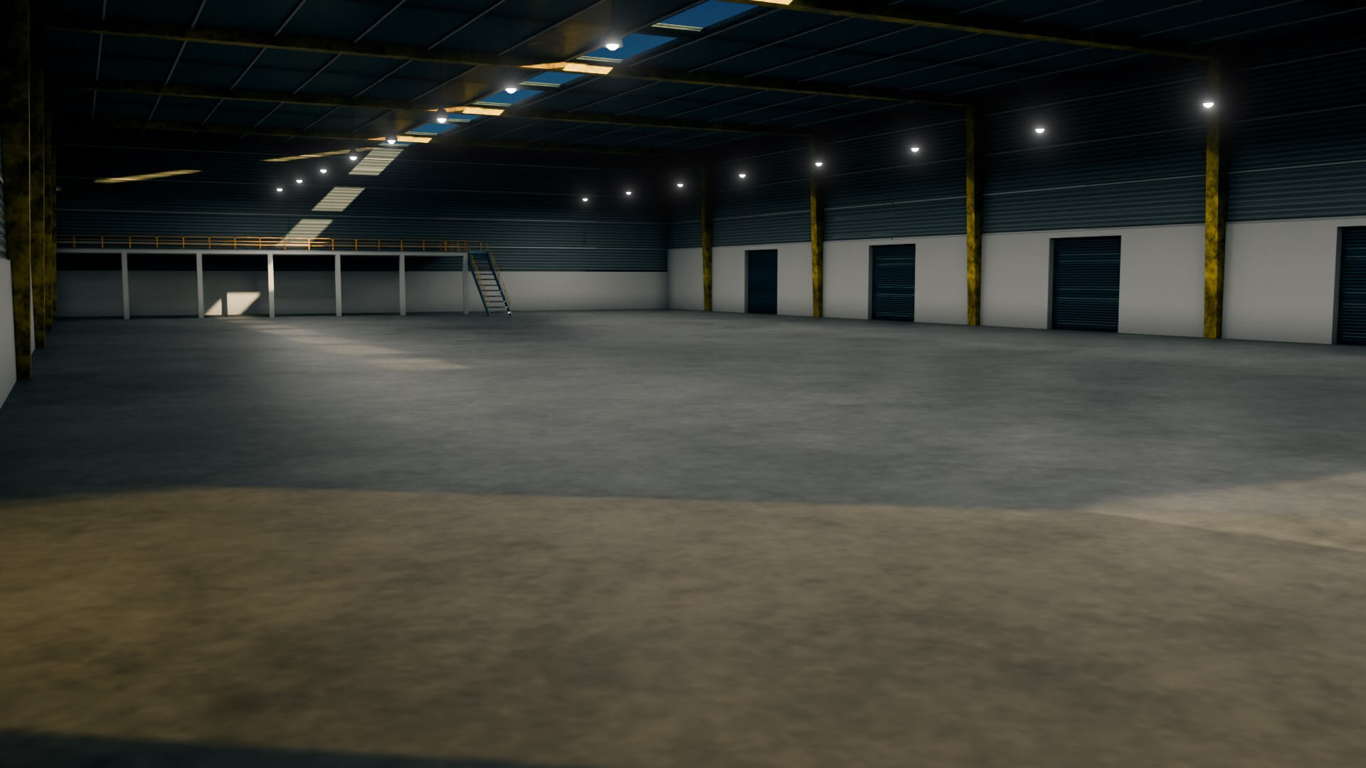 WareHouse Low poly - 3D Model by sathak