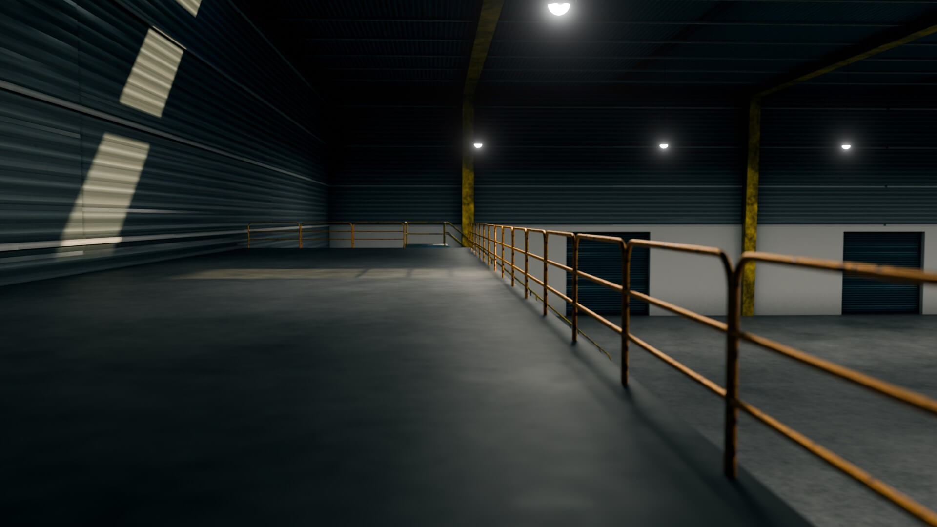 WareHouse Low poly - 3D Model by sathak