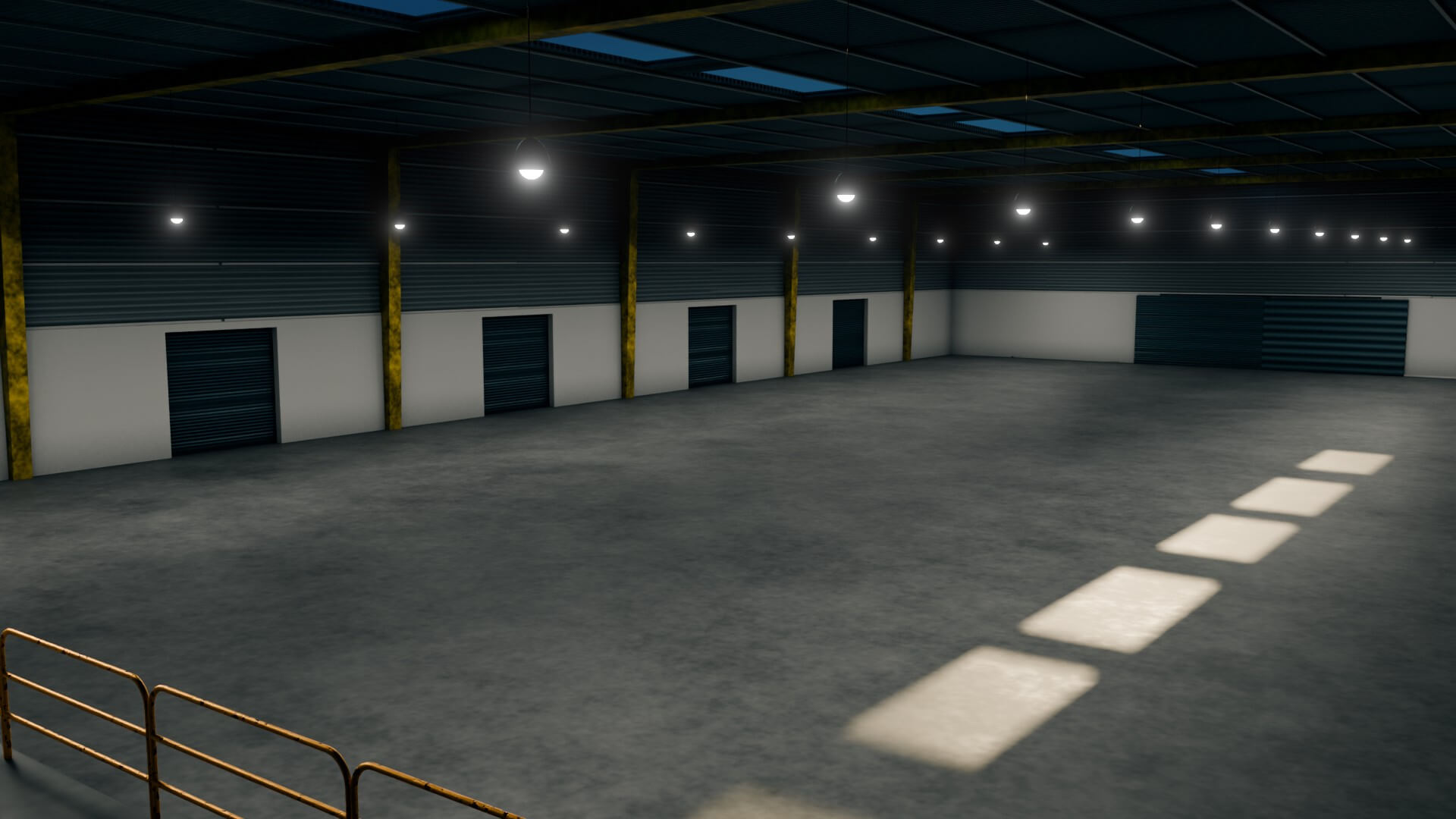 WareHouse Low poly - 3D Model by sathak