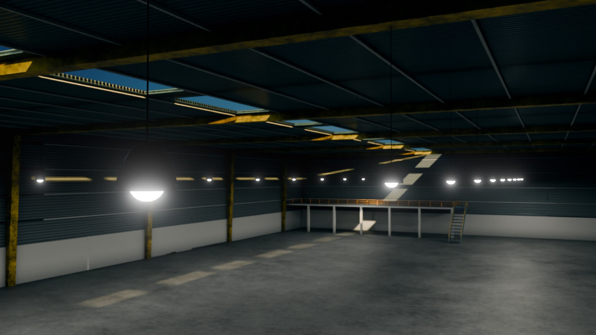 WareHouse Low poly - 3D Model by sathak