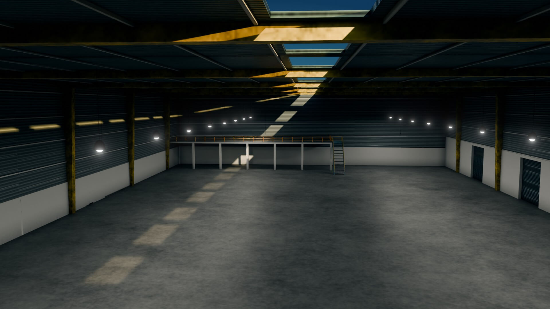 WareHouse Low poly - 3D Model by sathak