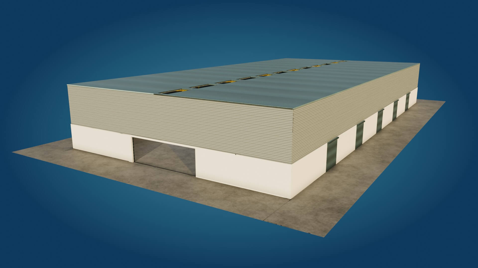 WareHouse Low poly - 3D Model by sathak