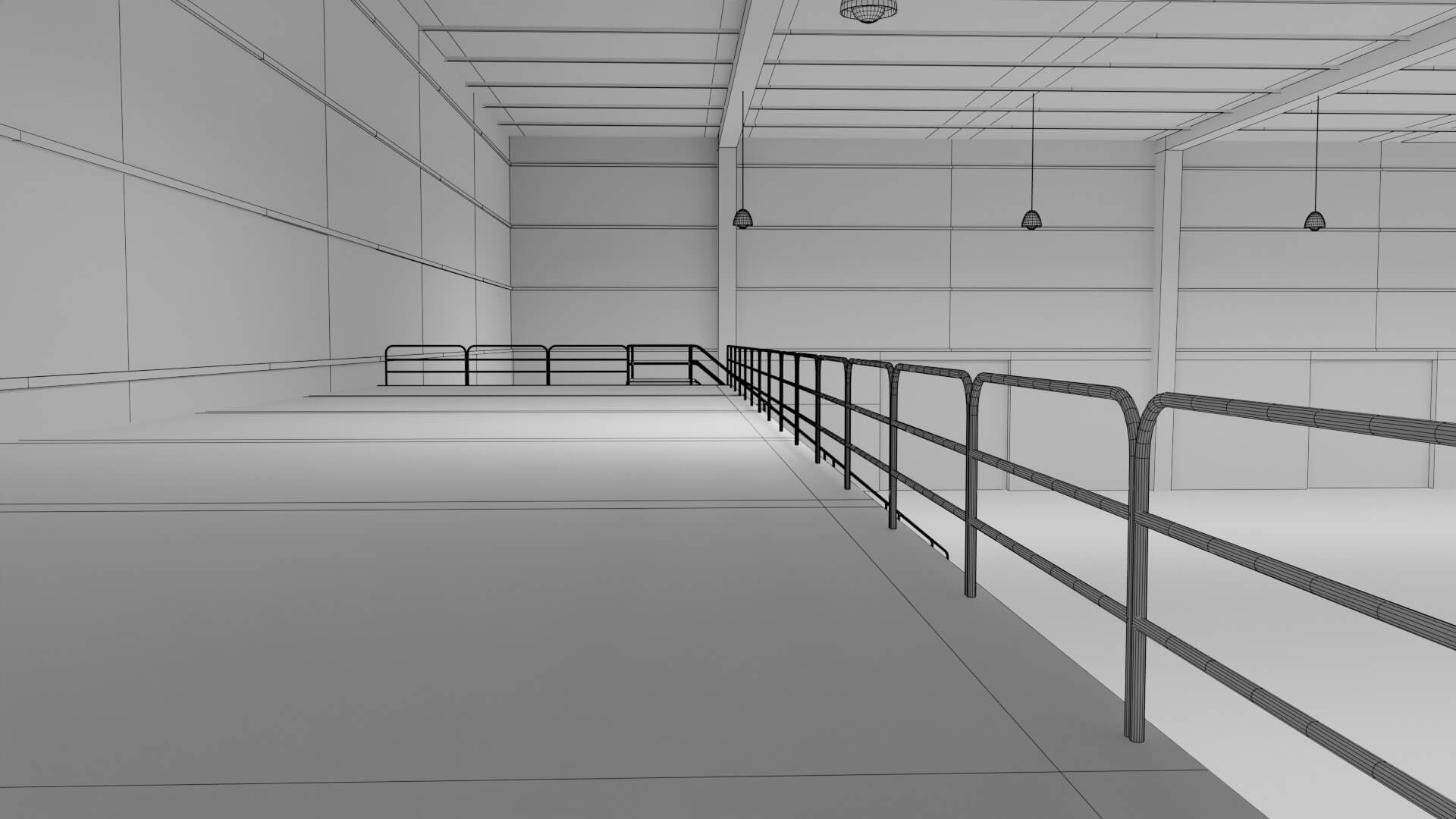 WareHouse Low poly - 3D Model by sathak