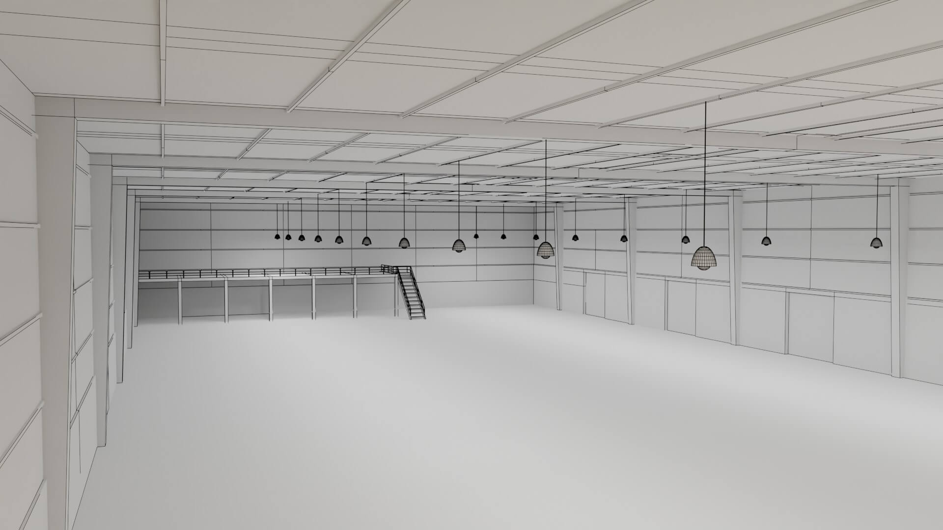 WareHouse Low poly - 3D Model by sathak